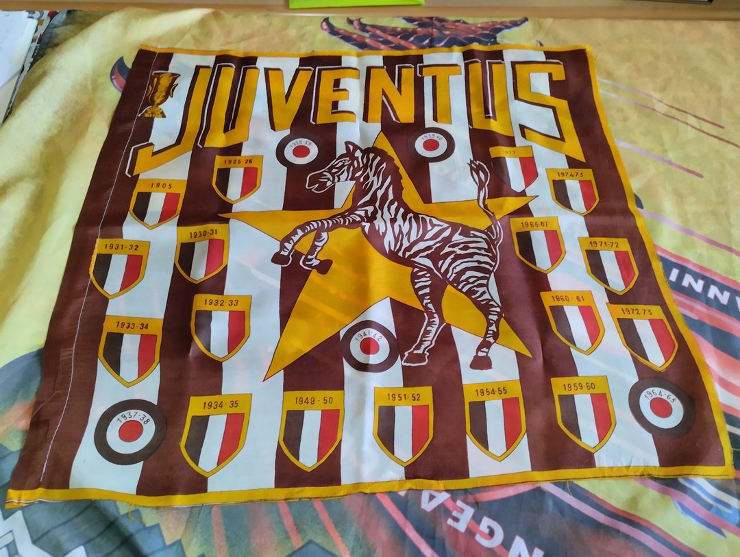 Juventus Flag 70s, Scudetto 1977, Italian Sports Football Team Juventus ...