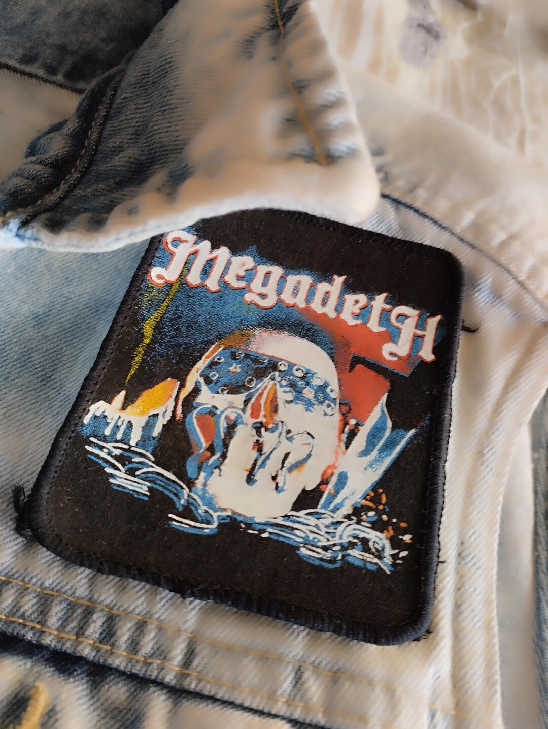 Megadeth, Vintage End 80s Sew on Patch, Killing is My Business.. and Business is Good! Deadstock ...
