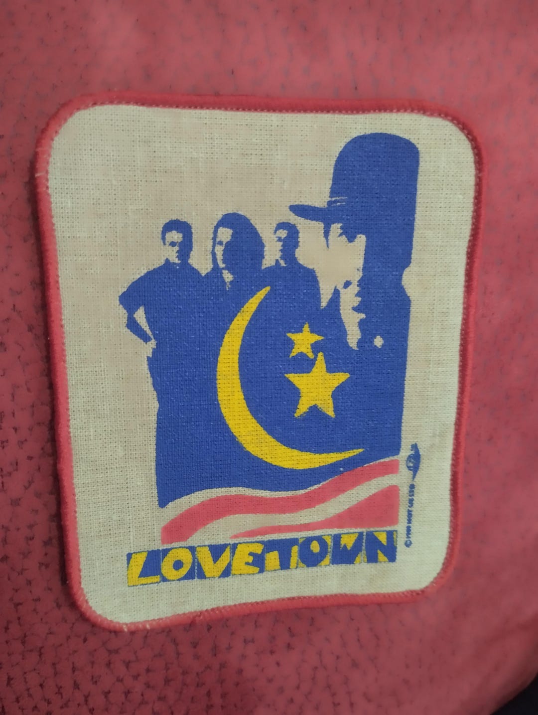 U2 Love Town, 1989 Original Official Merchandising, Vintage 80s Sew on ...