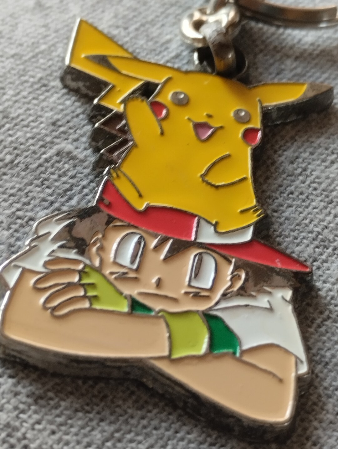 Pikachu Pokémonkeychain Vintage 90s 1998 Ash Ketchum Nintendo ,official ...