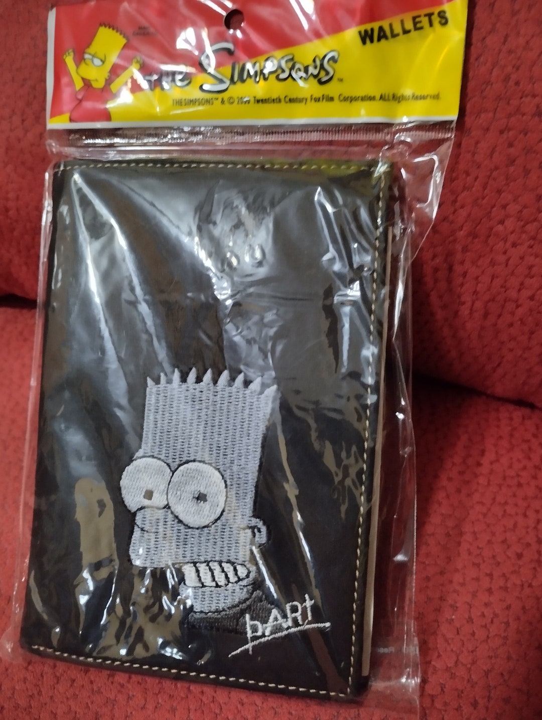 Bart the Simpsons Wallet, Vintage 1999 2000, Original Official Fox ...