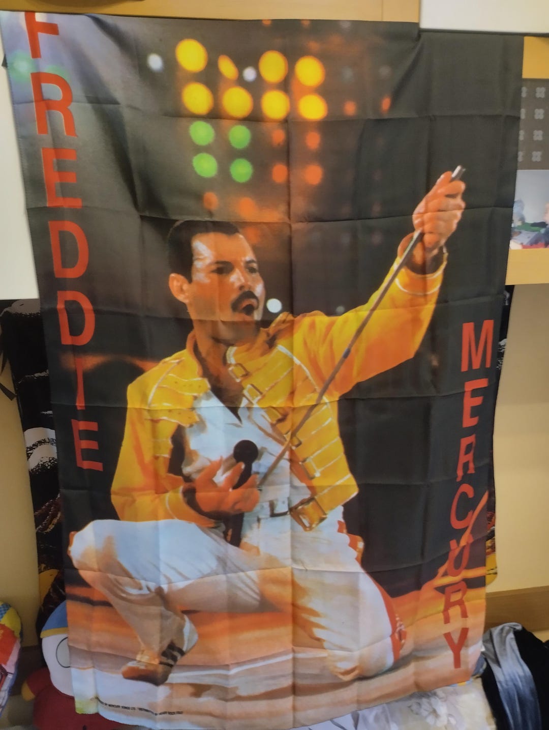 Freddie Mercury Vintage 90s, Original Official Merchandising Flag ...