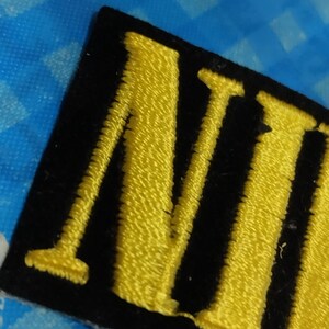 NIRVANA, Vintage 90s Sew On, Iron on Patch, Embroidered on Velvet, Old ...