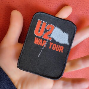 U2 War Tour Vintage 80S Patch, Sew on Patch Genuine Vintage 80s, for True Collectors of the ...
