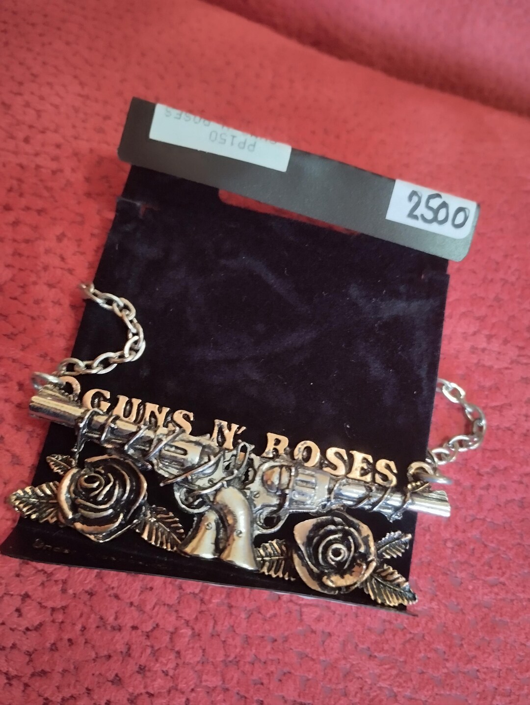 Guns N Roses 1989 Stunning Large Two Metal Pendant Necklace Vintage 80s ...