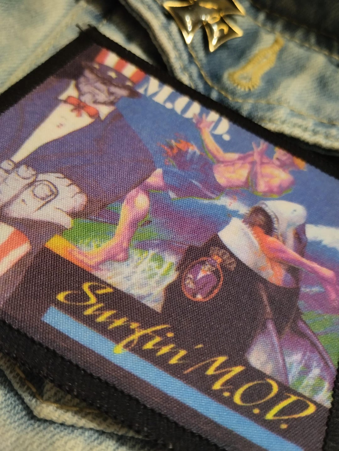 M. O. D., Sew on Patch Vintage End 80s, Surfin Mod, Amazing Patch for ...