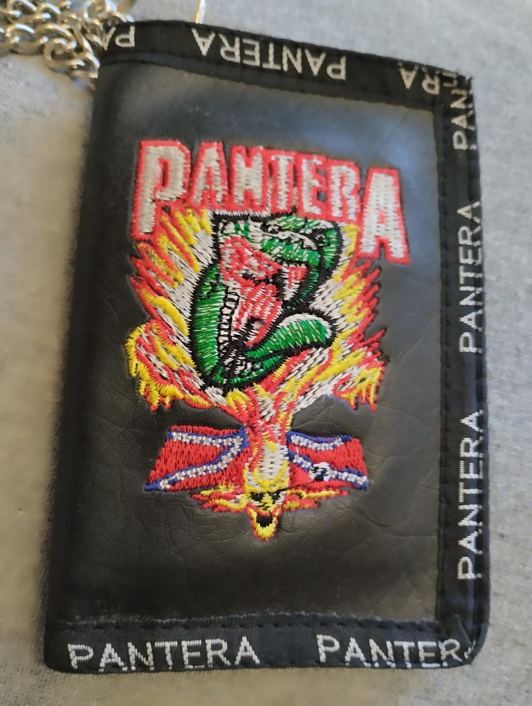 Pantera the Great Southern Trendkill, Vintage 90s Embroidered Wallet ...
