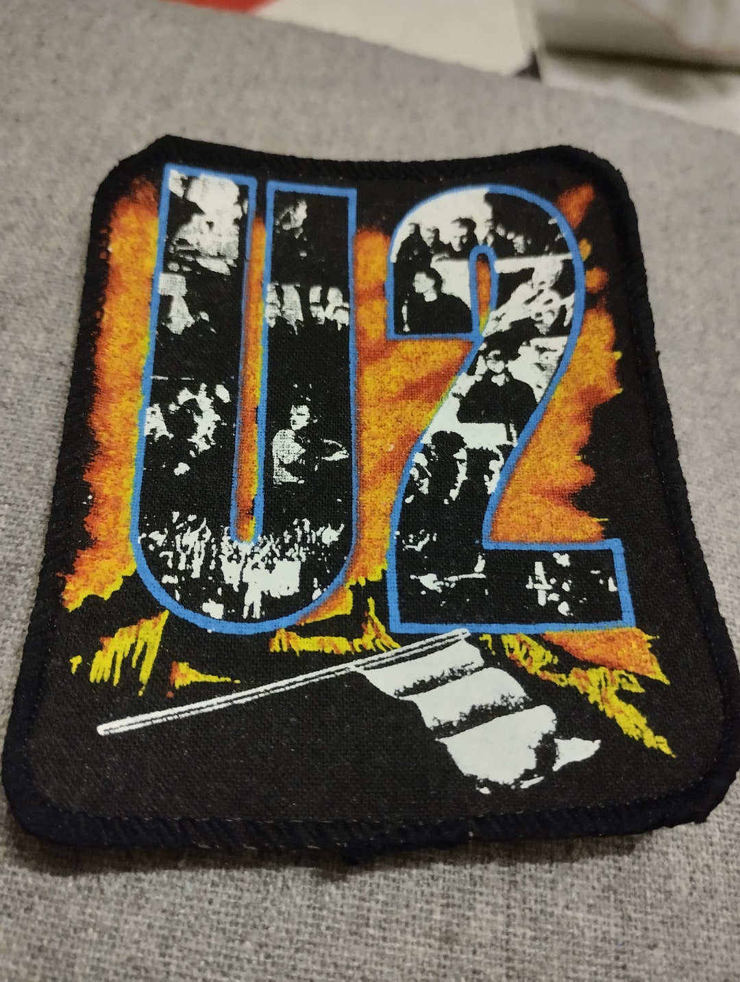 U2 Vintage 80s Sew on Patch, U2 Live, Amazing Gift for Fans Great Rock ...