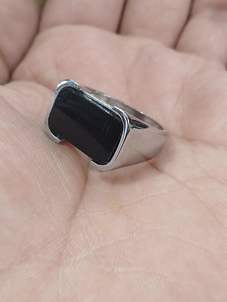 Most Powerful Wealth Richness Nagmani Cobra Black Snake Stone Ring - Etsy