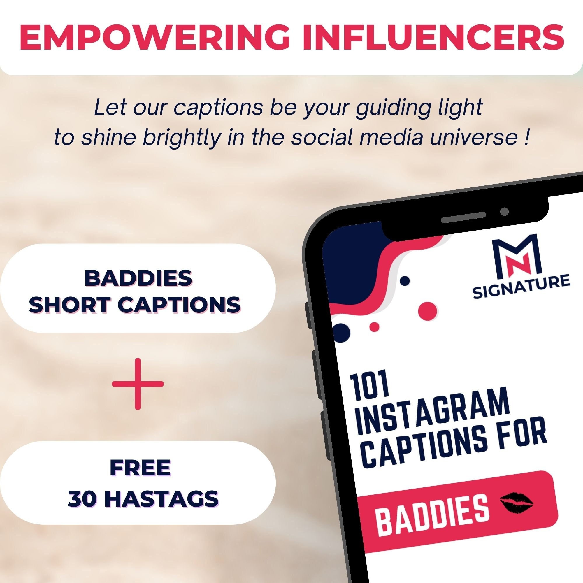 101 BADDIES Captions for Instagram FREE HASTAGS Influencer Captions ...