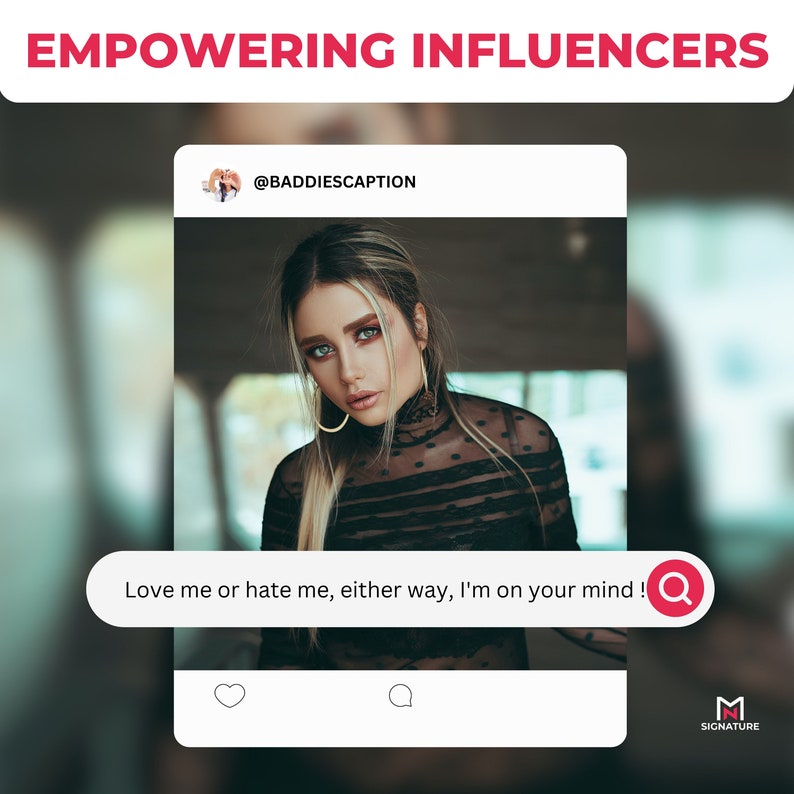101 BADDIES Captions for Instagram FREE HASTAGS Influencer Captions ...