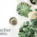 Editable Teacher Planner - Plant Theme - Etsy