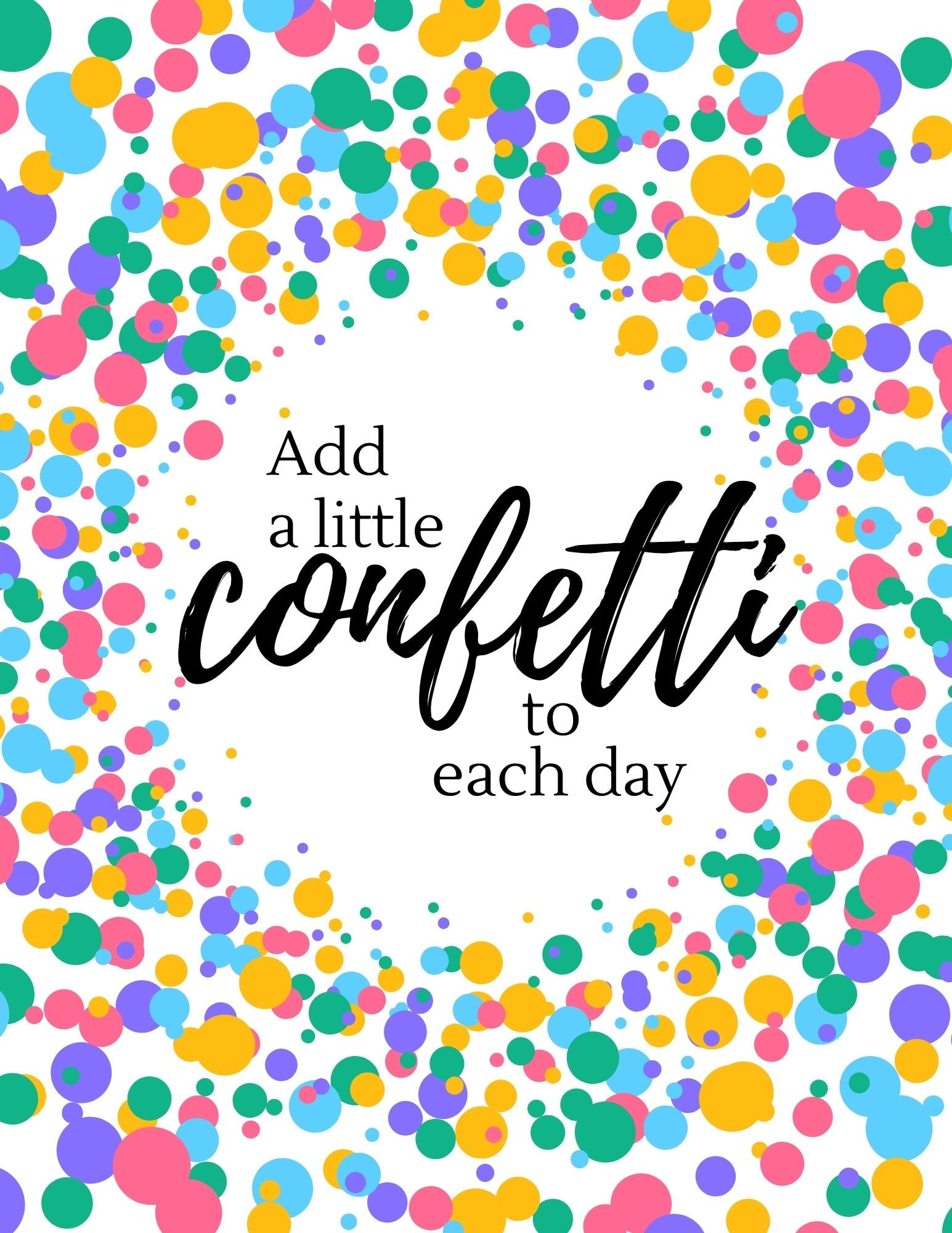 Confetti Classroom Decor - Etsy