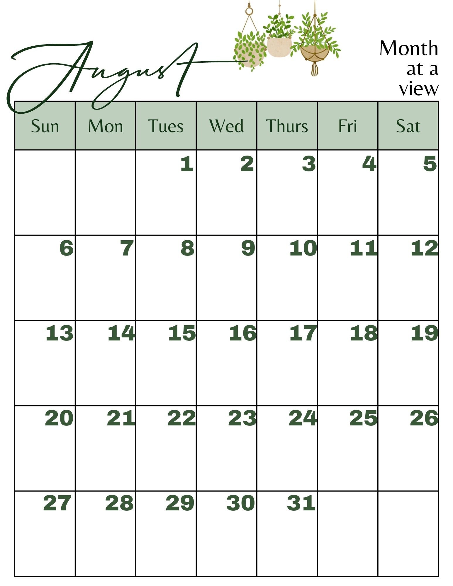 Editable Teacher Planner - Plant Theme - Etsy