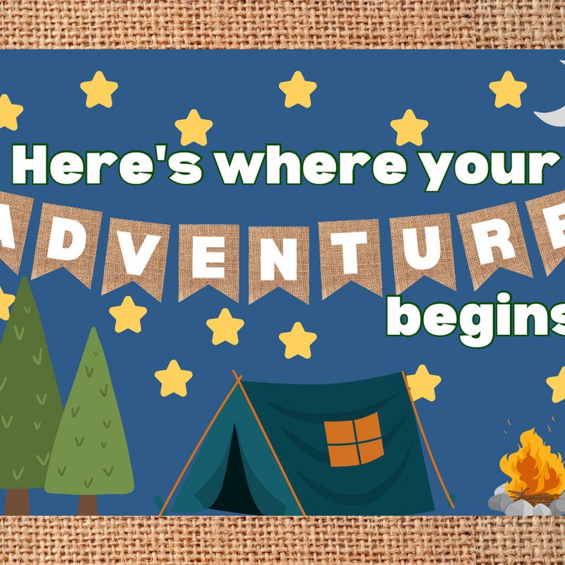 Camping Bulletin Board - Etsy