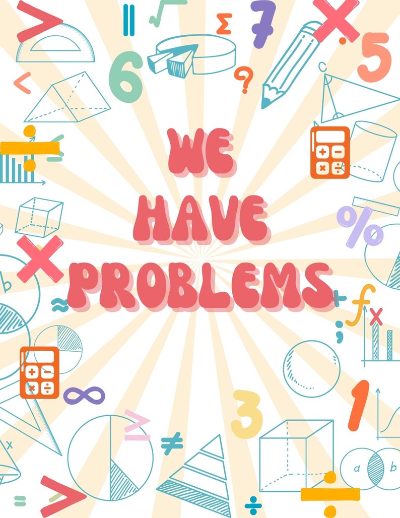 Retro Math Class Decor - Etsy