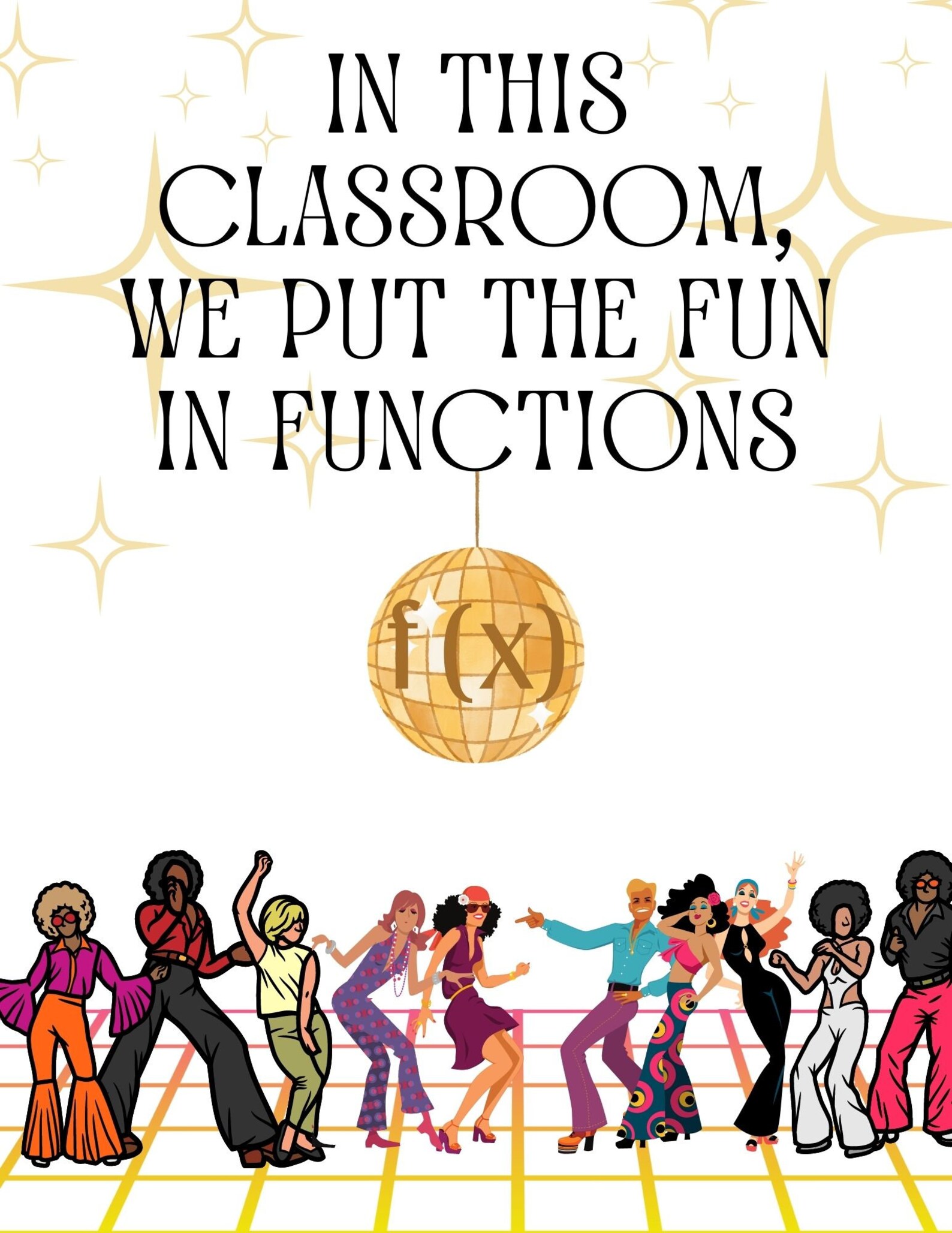 Retro Math Class Decor - Etsy