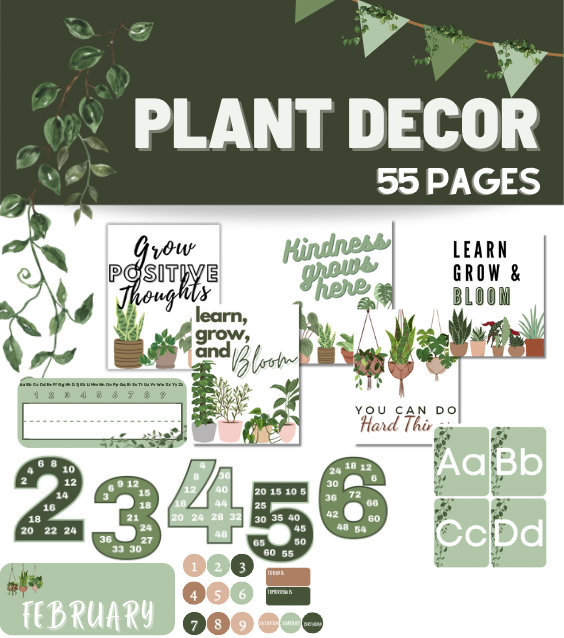 Plant Themed Classroom Decor - Etsy