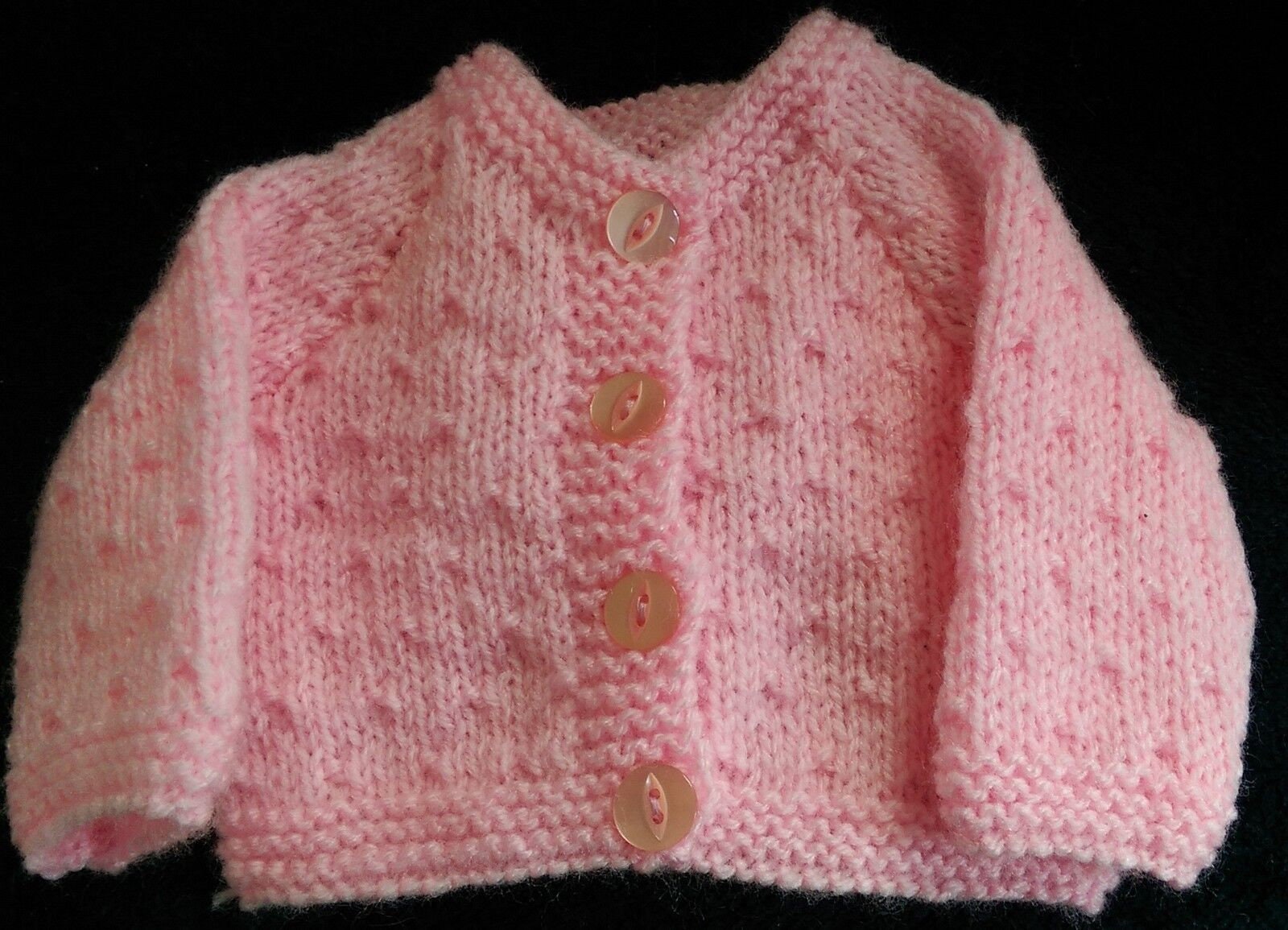 Hand Knitted Premature/newborn Baby Cardigan - Etsy UK