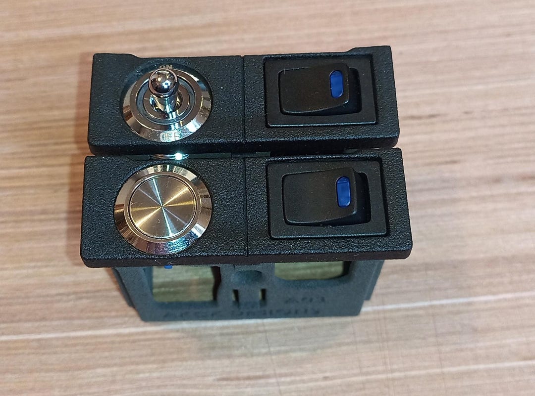VW Crafter/man TGE Dash Switch Direct Fit Auxiliary Switch Unit #built ...
