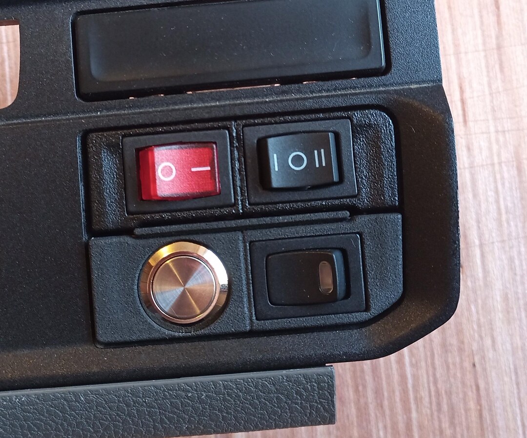 VW Crafter/man TGE Dash Switch Panel: Dual 12V Auxiliary Switches - Etsy
