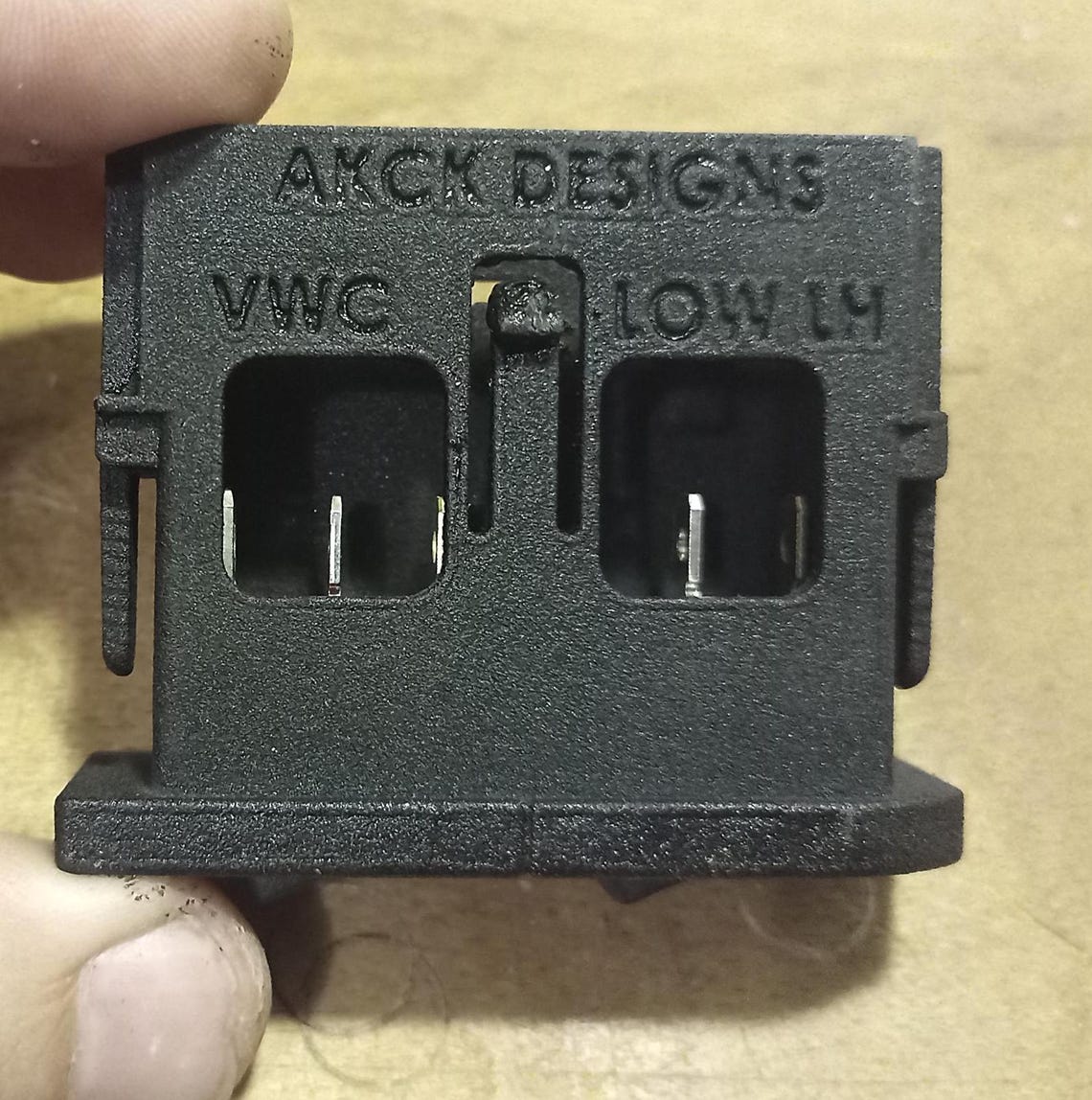 VW Crafter/man TGE Dash Switch Lower Left Insert With Dual 12V Aux ...