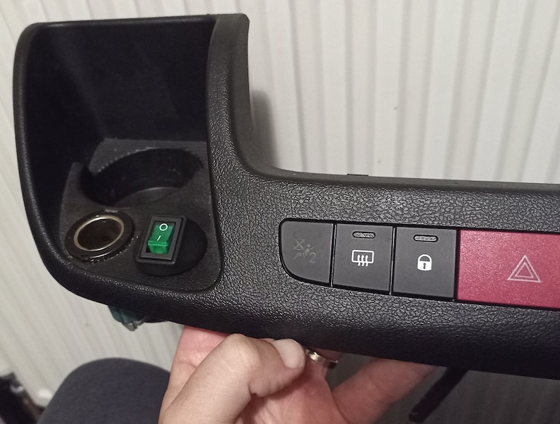 Fiat Ducato 3D Printed Dashboard Switch Blank Replacement Fitted With ...