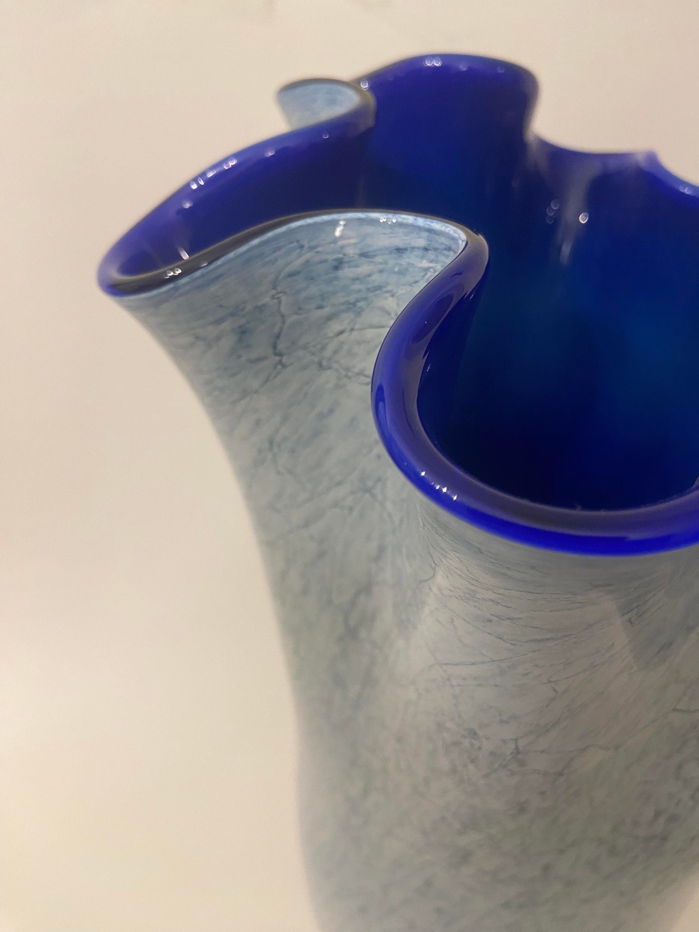 Large Krosno Jozefina Glass Vase Hand Made in Poland - Etsy