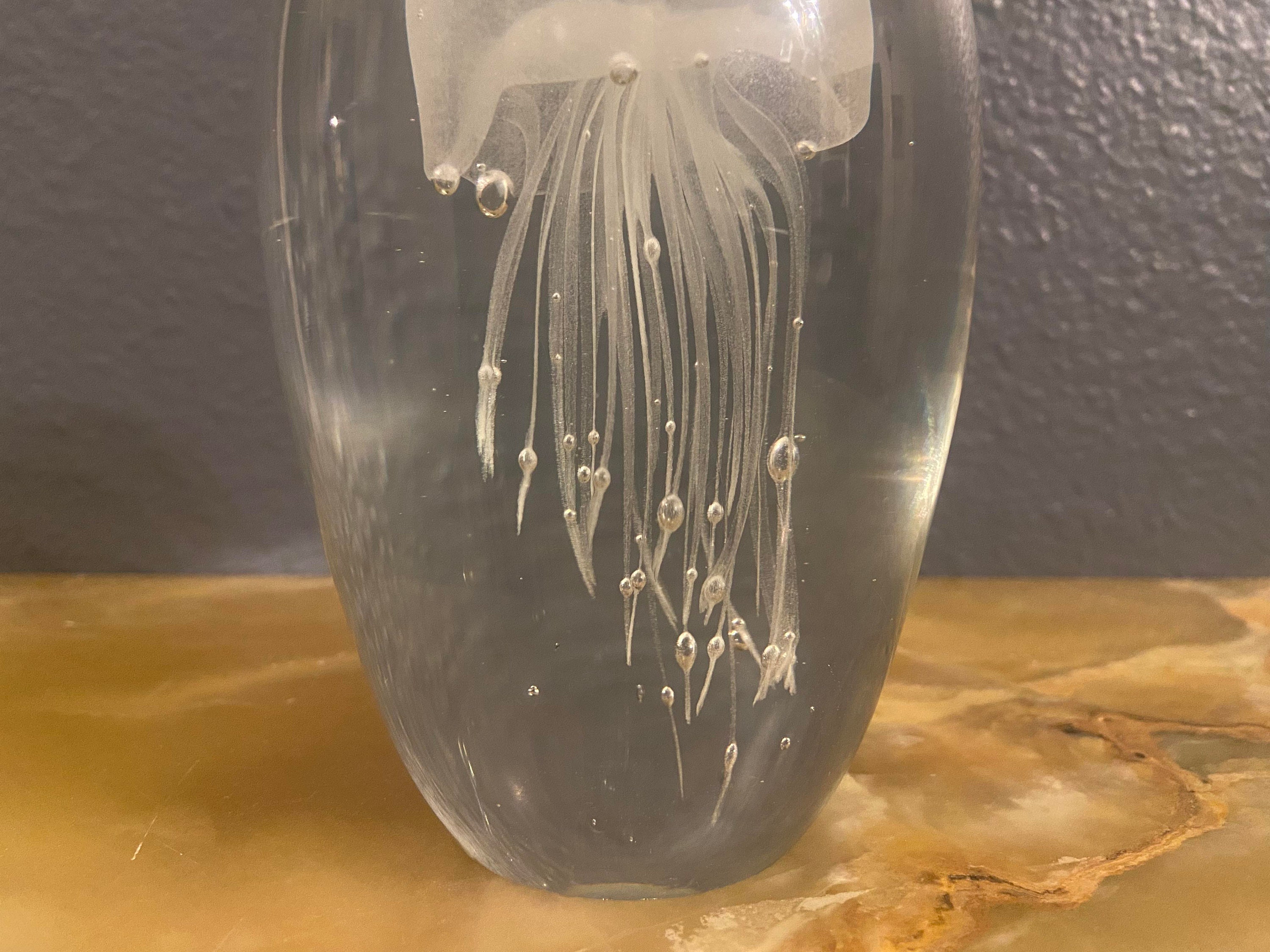 Glass Art Set of 3,hand Blown Clear Glass - Etsy