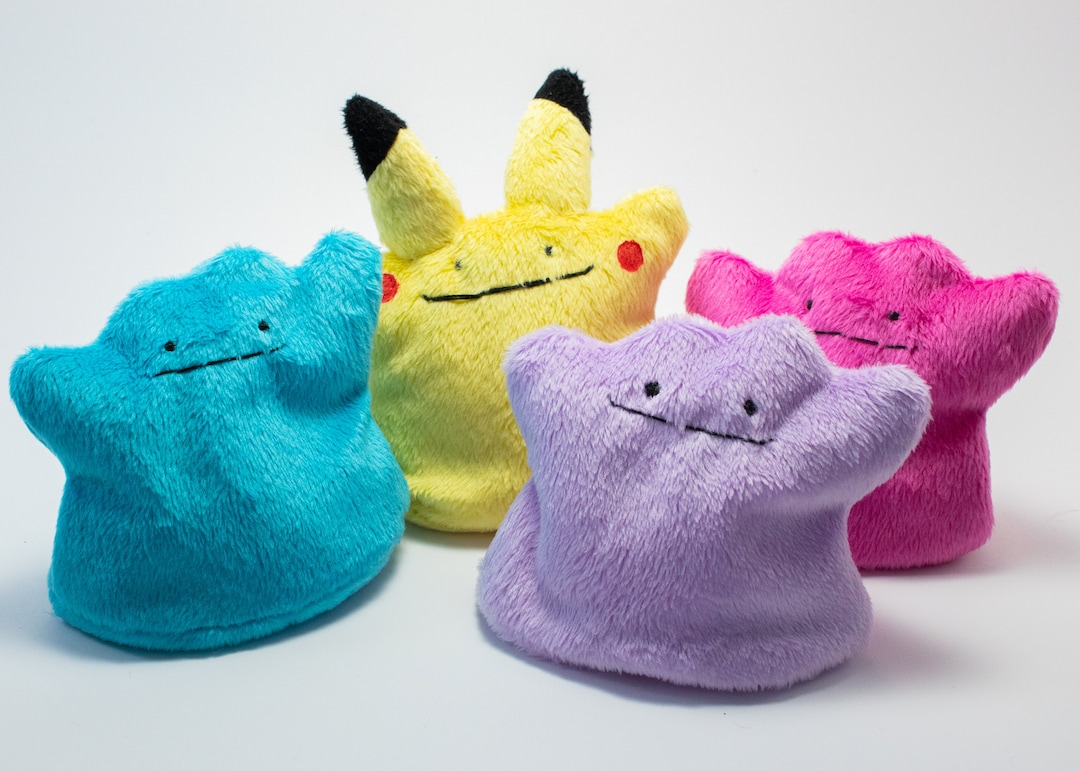 Palm-sized Squishy Ditto Plushies [VARIOUS COLOURS] - Etsy