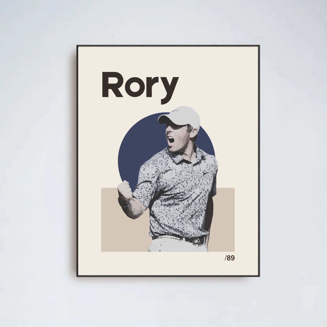 Golf Poster | Rory Mcilroy Poster Download | Creative Gift | Digital ...
