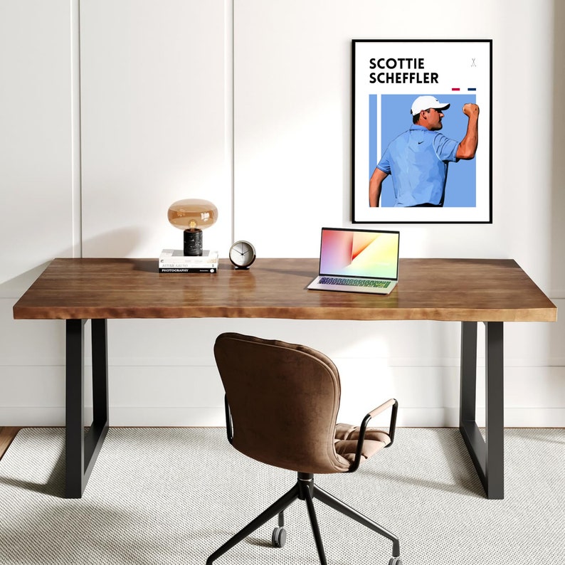 Scottie Scheffler Golf Art Print | Modern Sports Decor (digital ...