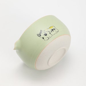 Hand-painted Cute Cat Ceramic Matcha Kits Bamboo Whisk and Chasen ...