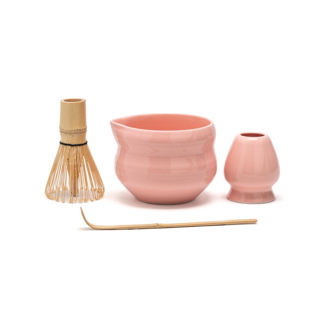 Creative Gourd Ceramic Matcha Bowl Set With Bamboo Whisk and Whisk ...