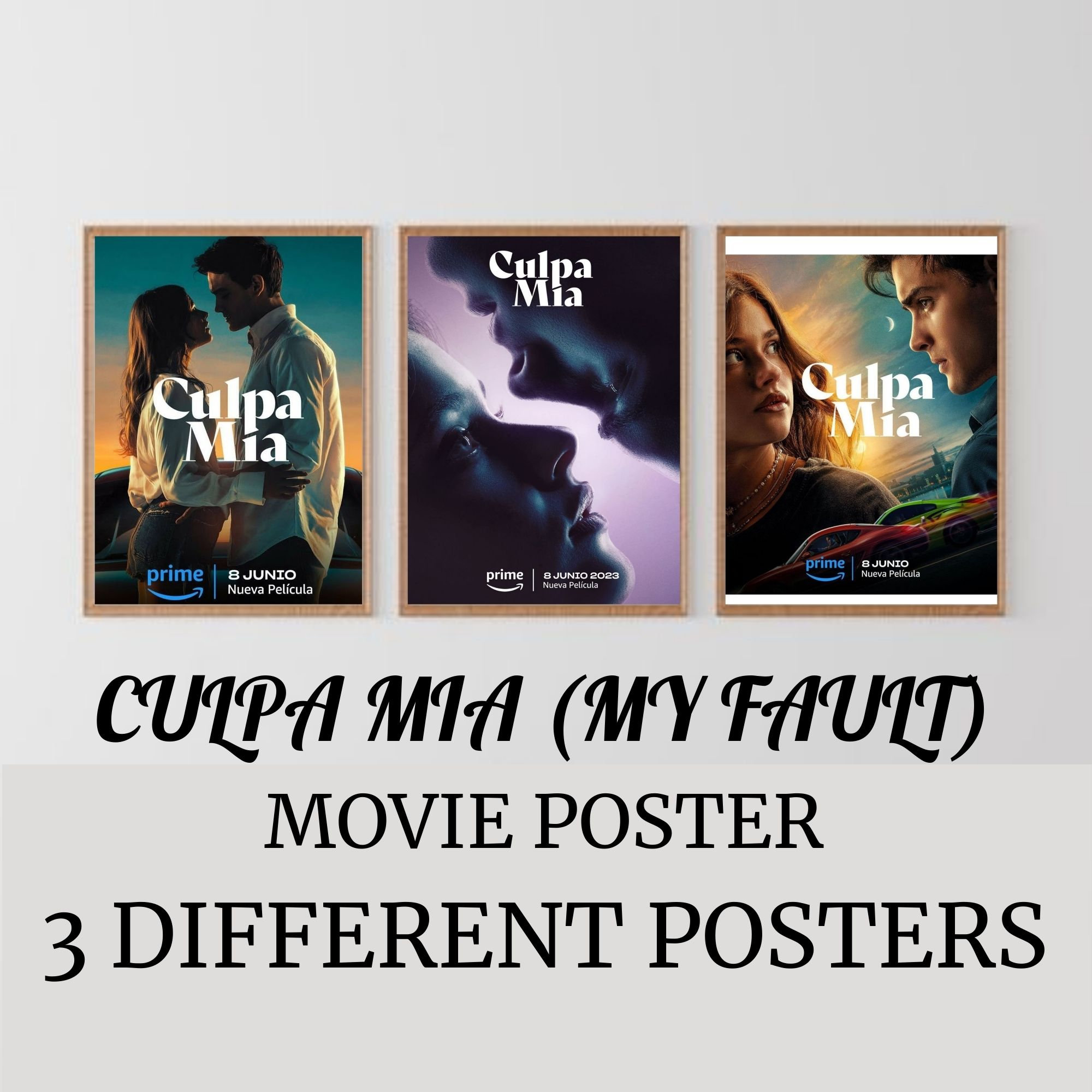 Culpa Mia(my Fault) Poster, Mercedes Ron Book, Digital Download, Culpa ...
