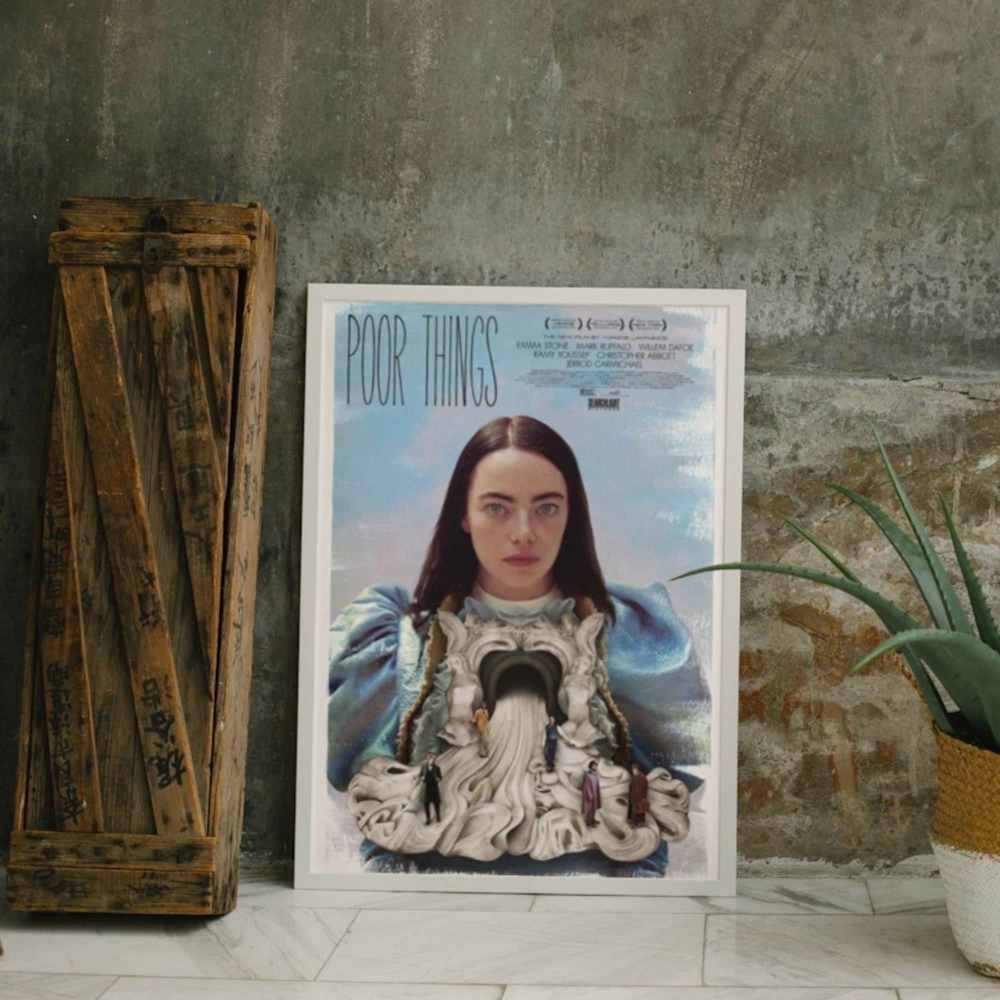 POOR THINGS Poster, Poor Things 2023 Movie Poster, Emma Stone, Willem ...