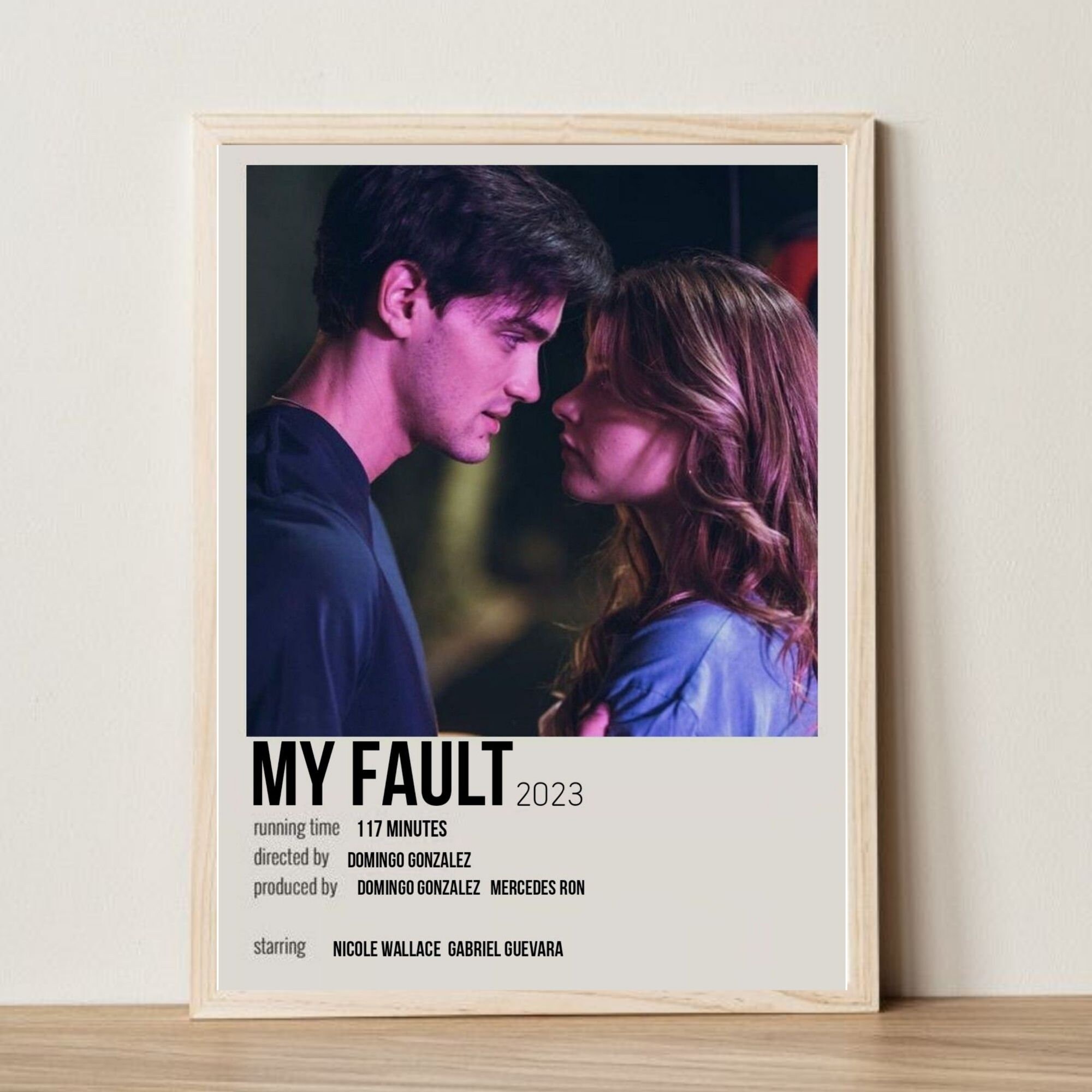 Culpa Miamy Fault Poster, Mercedes Ron Book, Digital Download, Culpa ...