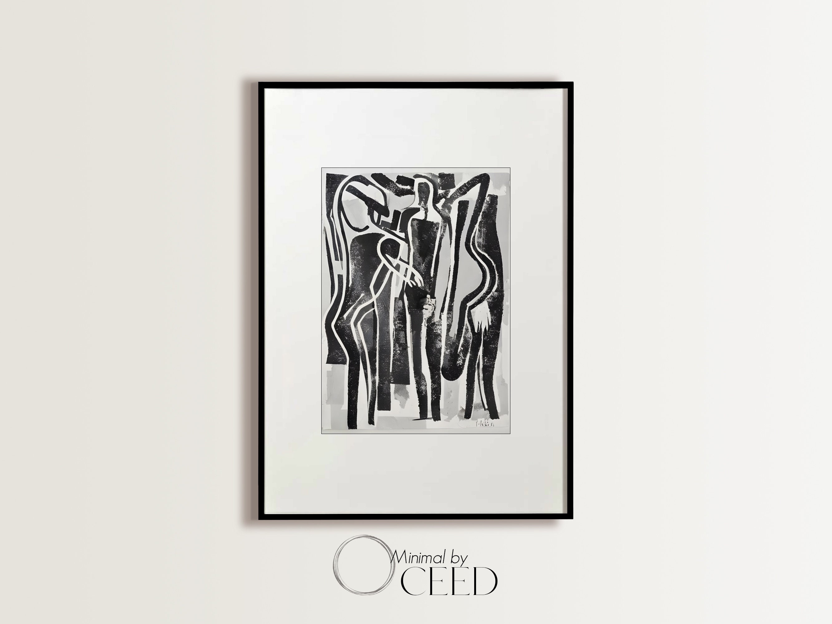 Cubism Style Painting as an Instant Digital Print Ready for Download ...