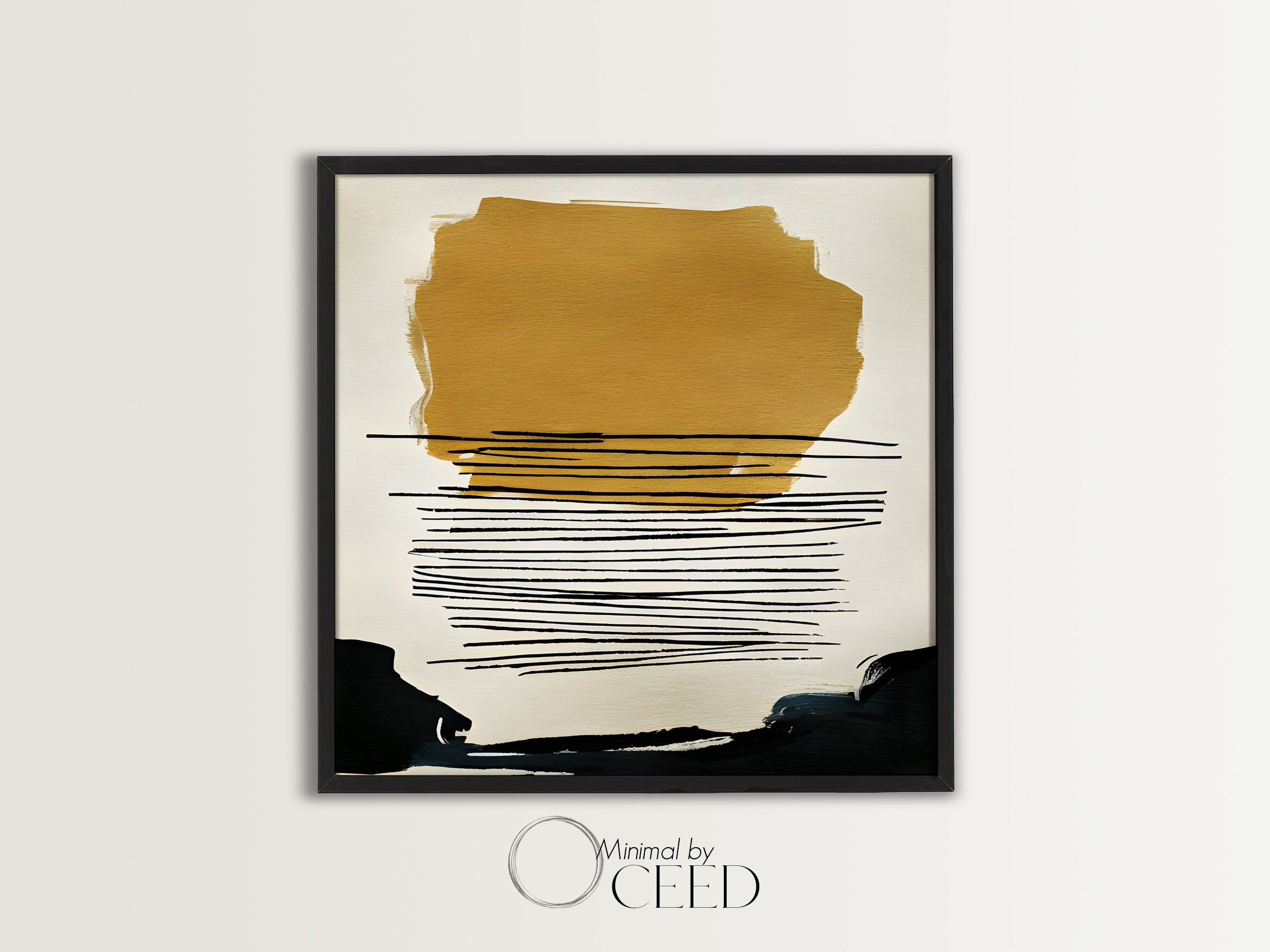 Minimal Modern Abstract Painting for Instant Digital Download - Etsy