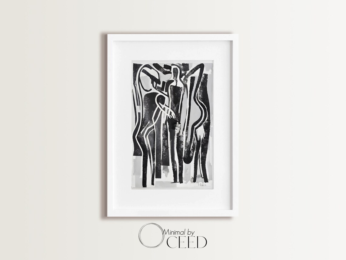 Cubism Style Painting as an Instant Digital Print Ready for Download ...