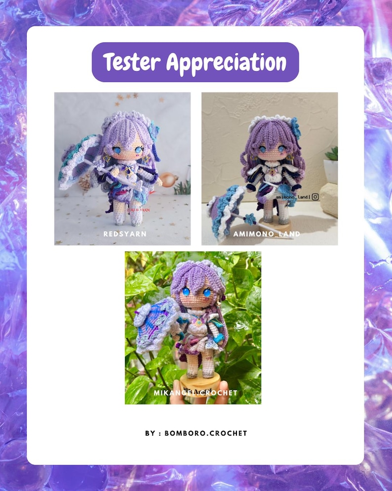 Cantarella Wuthering Waves Chibi Crochet Pattern - Etsy