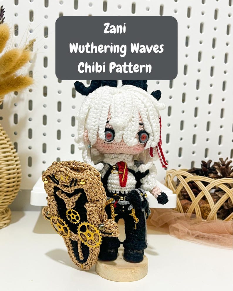 Zani Wuthering Waves Chibi Crochet Pattern - Etsy