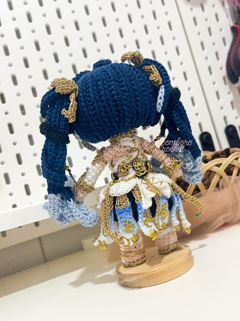 Iuno Wuthering Waves Chibi Crochet Pattern - Etsy