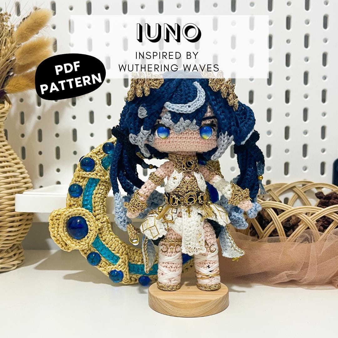 Iuno Wuthering Waves Chibi Crochet Pattern - Etsy
