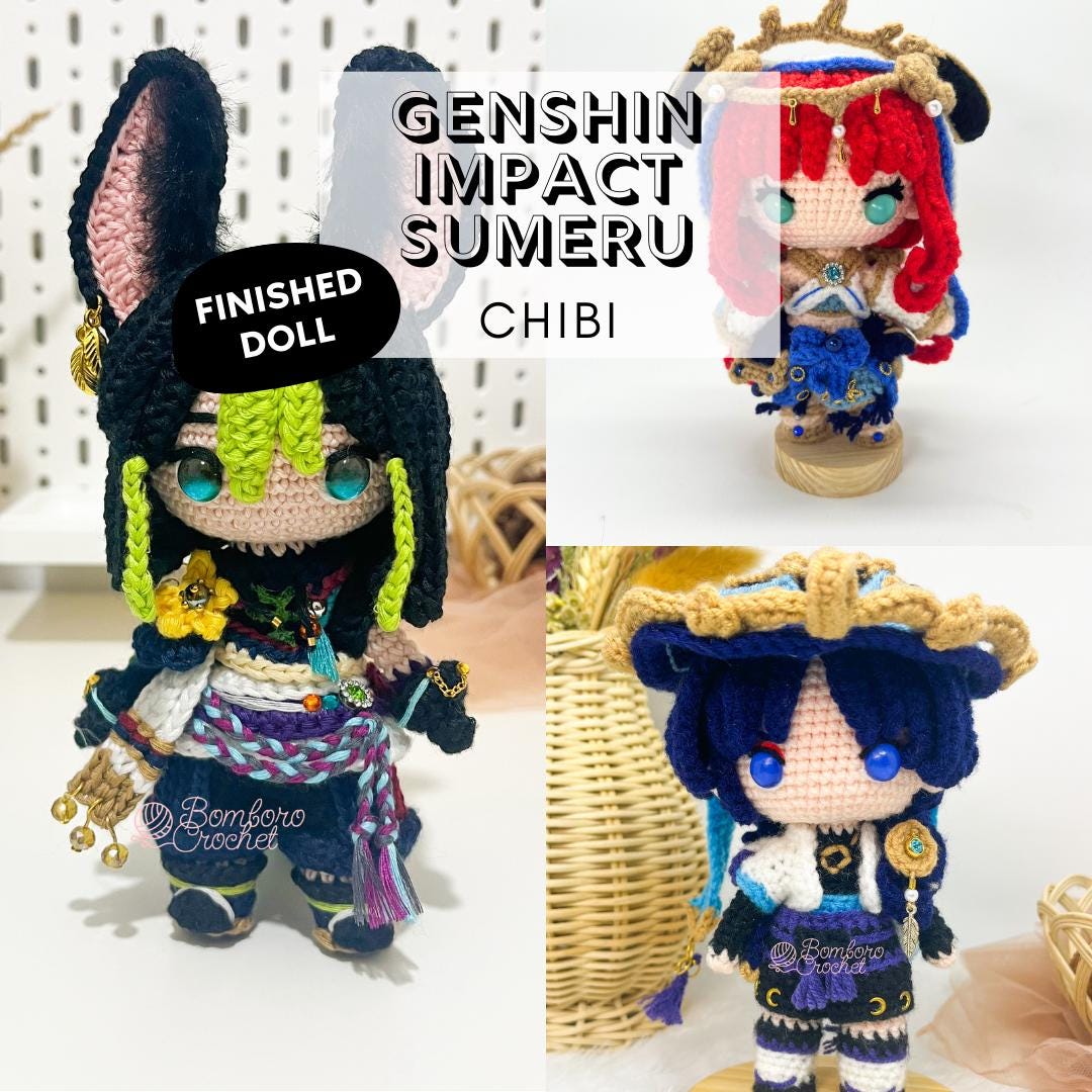 Amigurumi Chibi Sumeru Character Genshin Impact Inspired - Etsy