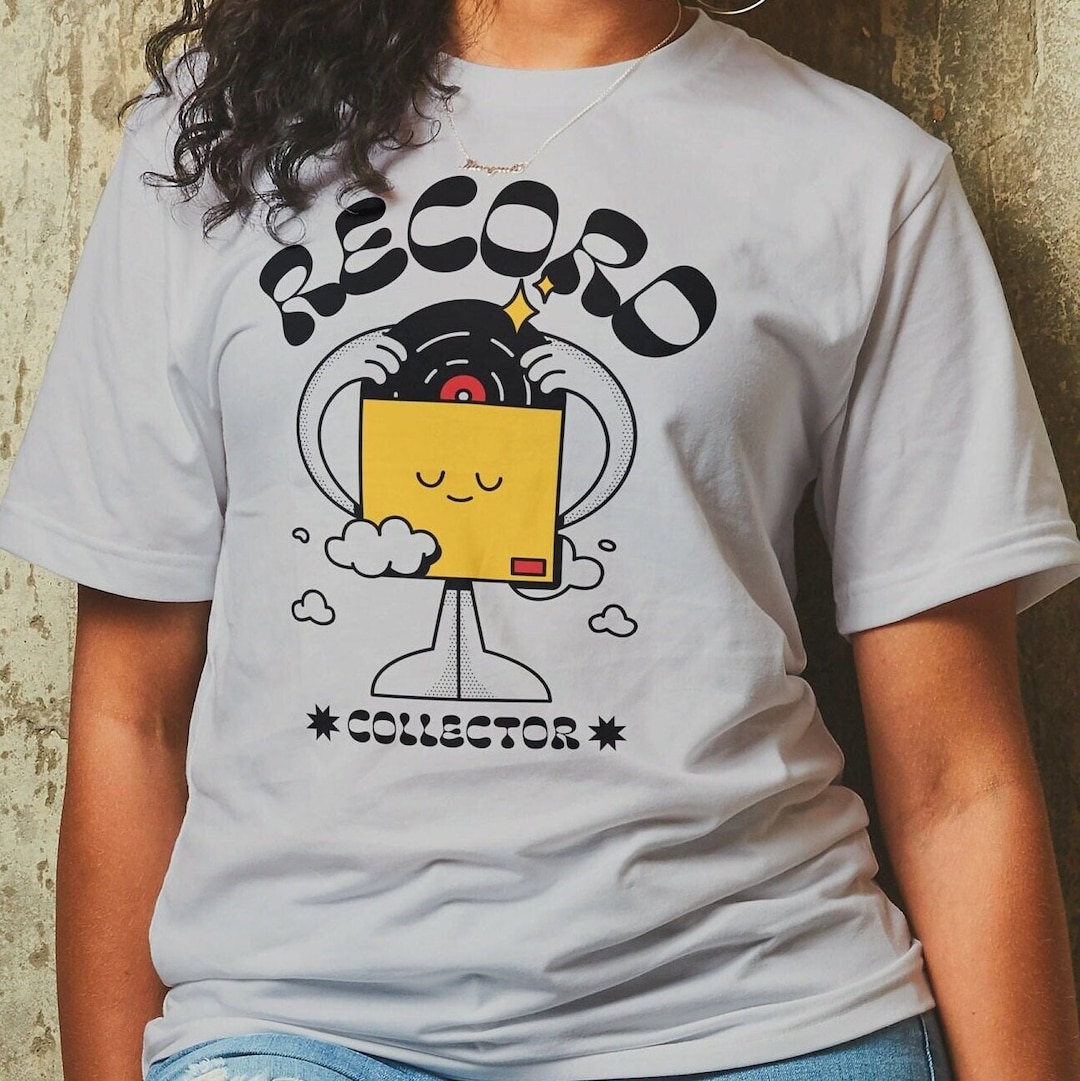 Record Collector Shirt, Vinyl Record Gift Tshirt, CD Shirt, Music Tee ...