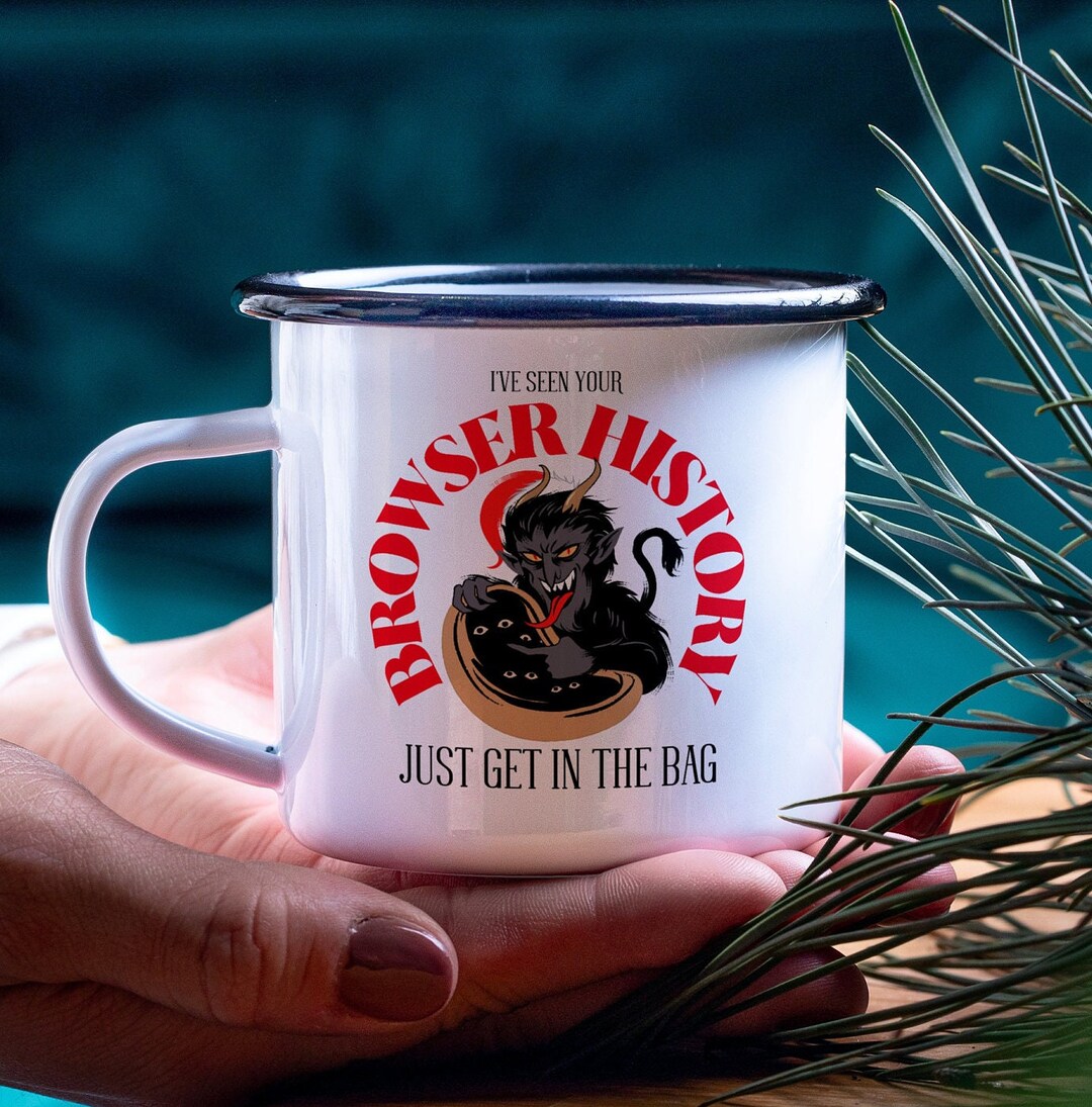 Funny Krampus Christmas Camping Mug, Xmas Cup, Christmas Gift Mug ...
