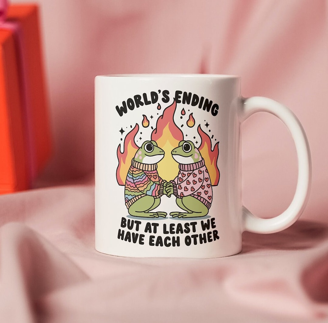 Funny Frog Meme Mug, Valentines Day Gift, Frog Coffee Cup, World's ...