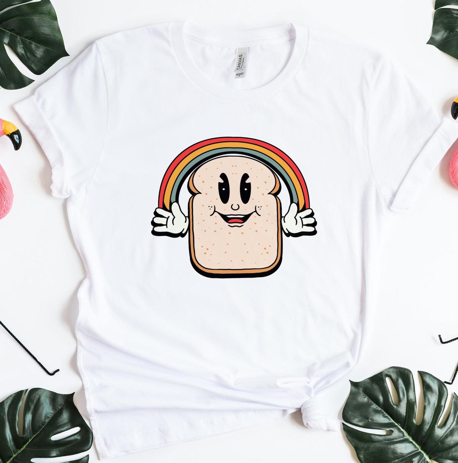 Cute Bread Cartoon Shirt, Retro Bread Shirt, Funny Vintage Meme Shirt ...