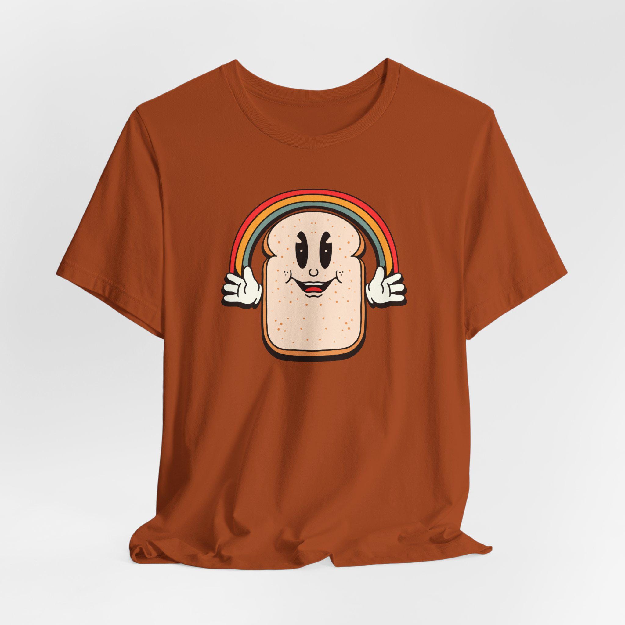 Cute Bread Cartoon Shirt, Retro Bread Shirt, Funny Vintage Meme Shirt ...